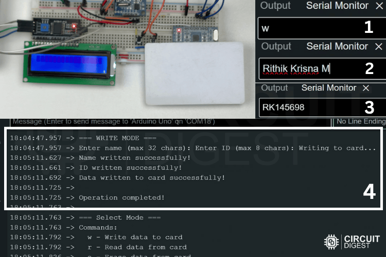 Rfid Based Attendance System Using Arduino Circuit Code And Demo